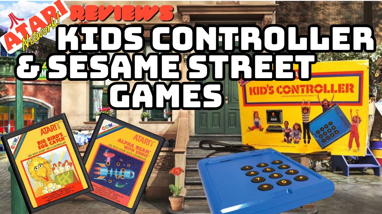 Kids Controller Atari 2600 Review PLUS 2 Games - YouTube