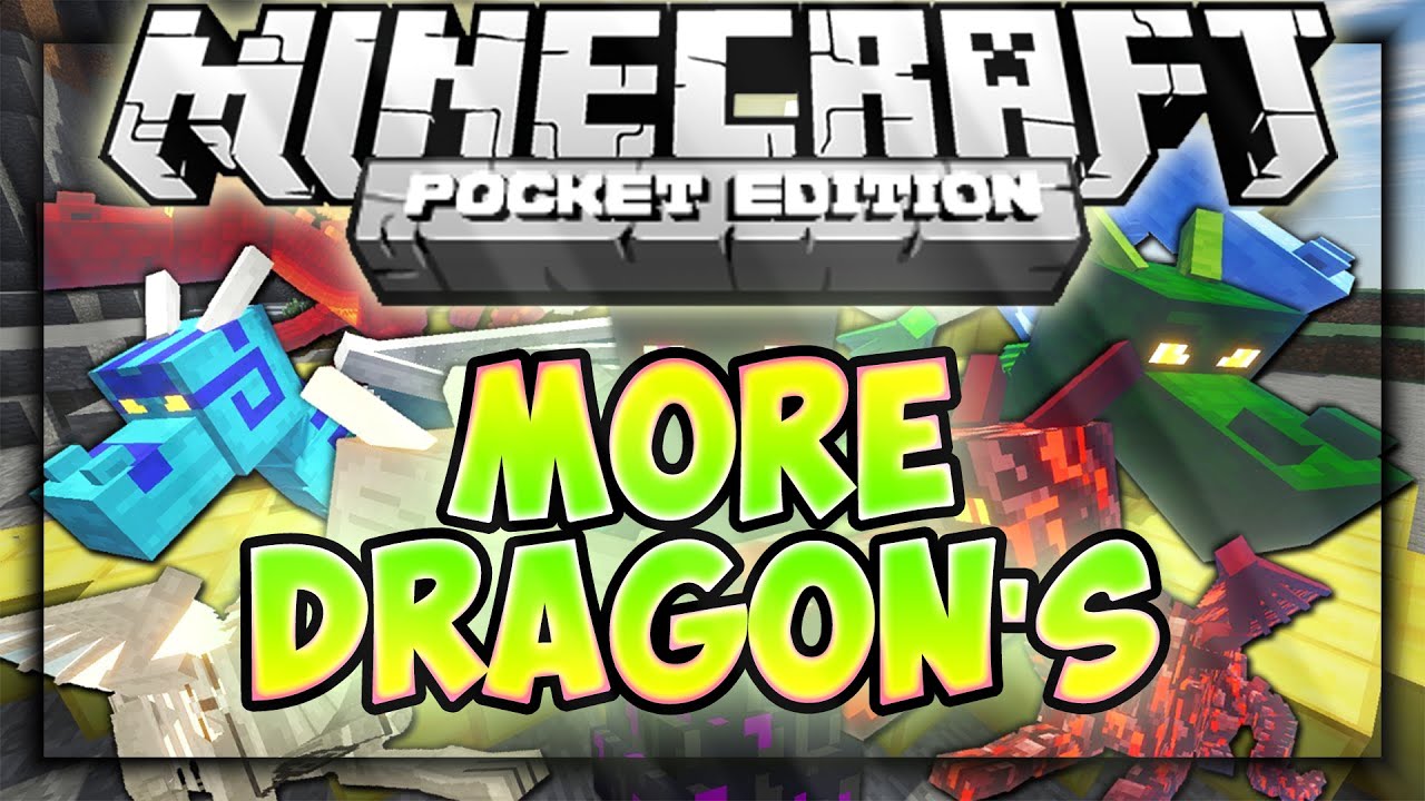 More Dragon's - MOD - Minecraft PE - 0.15.0/0.16.0 - YouTube