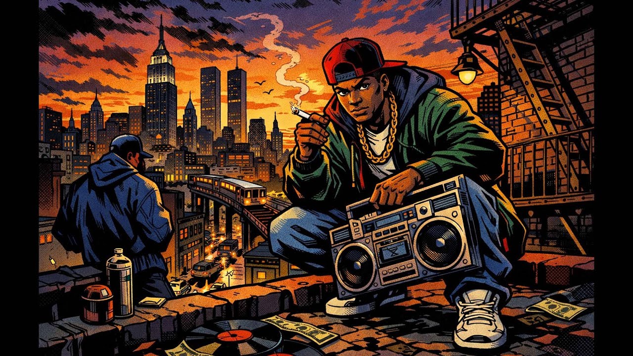 90s Bronx Noir Streets – Dark Boom Bap Hip Hop Rap Mix (Late Night City ...