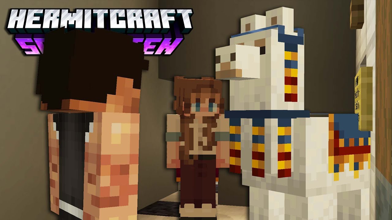 Why is There a Llama in Hungry Hermits? | Hermitcraft 10 Stream - YouTube
