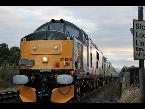 ROG 37800 + 37884 TnT 47815 on 'The Class 37/8 Thrash Bash' @ NUN, Vigo ...