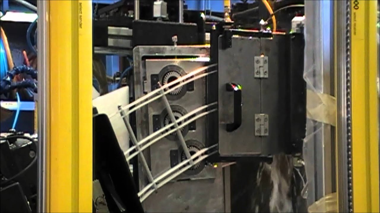 C&B Machinery - Swing Arm Horizontal Double Disc Grinder - YouTube