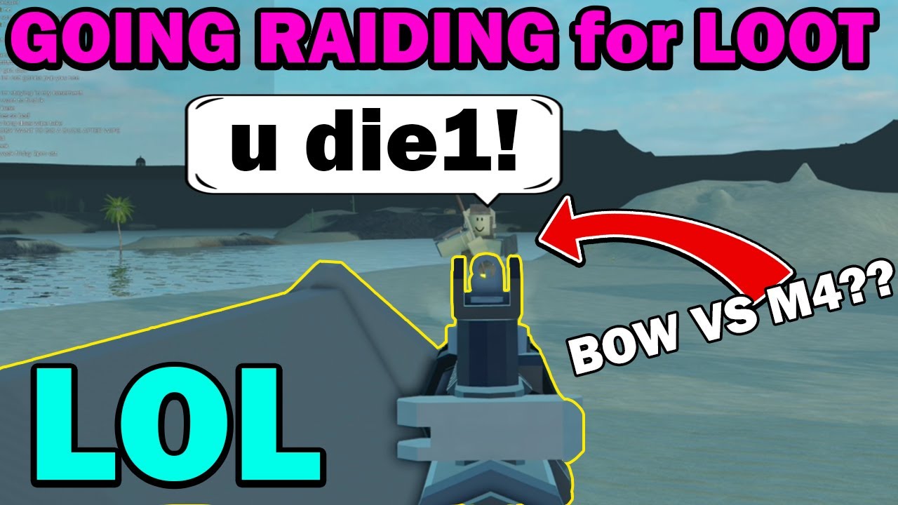 RAIDING my NEIGHBORS BASE on TRIDENT SURVIVAL V4 [ROBLOX RUST] - YouTube