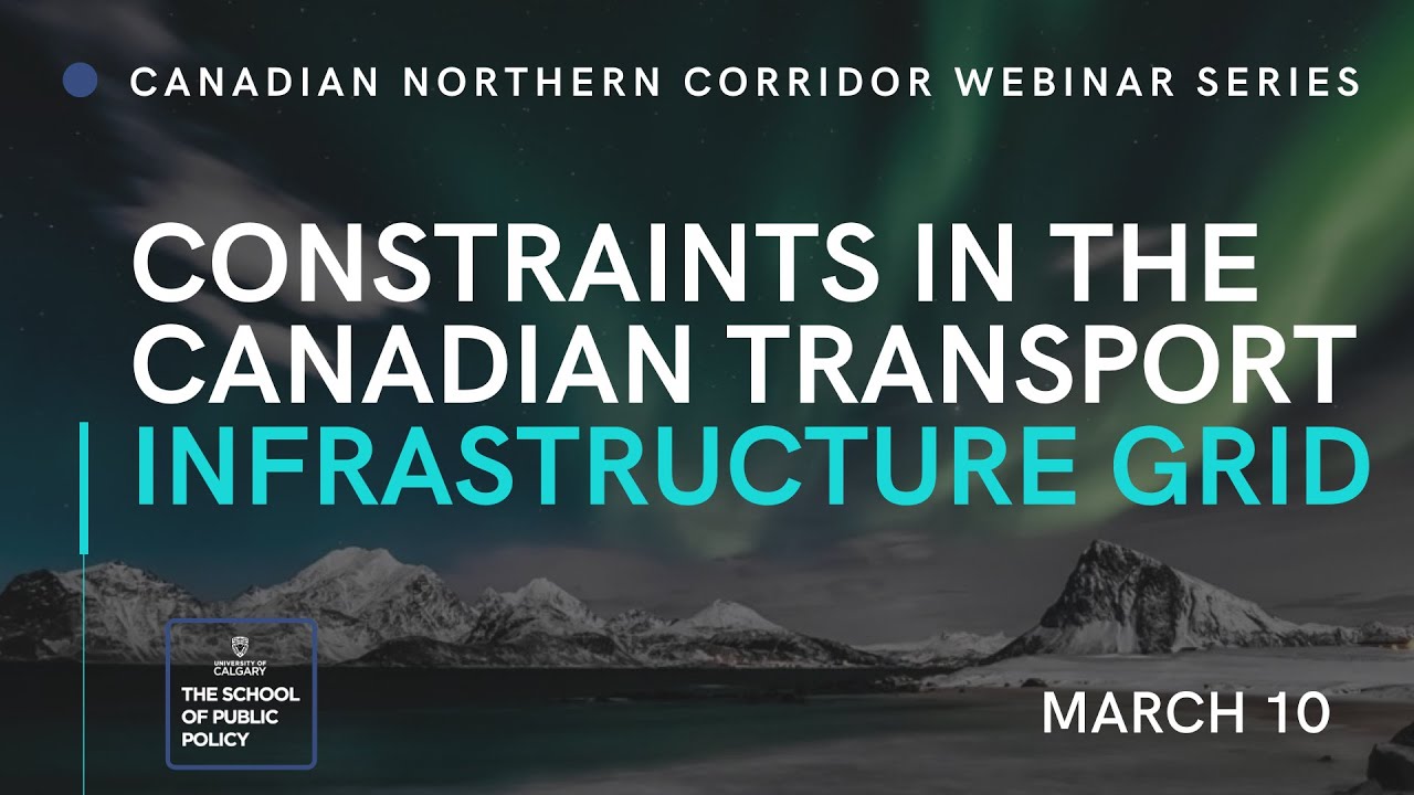 Constraints in the Canadian Transport Infrastructure Grid - YouTube