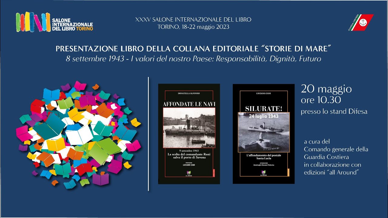 PRESENTAZIONE LIBRO DELLA COLLANA EDITORIALE "STORIE DI MARE" - YouTube