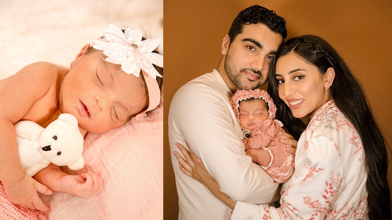 Baby Zaira's Newborn Photoshoot! The Zaid Family - YouTube