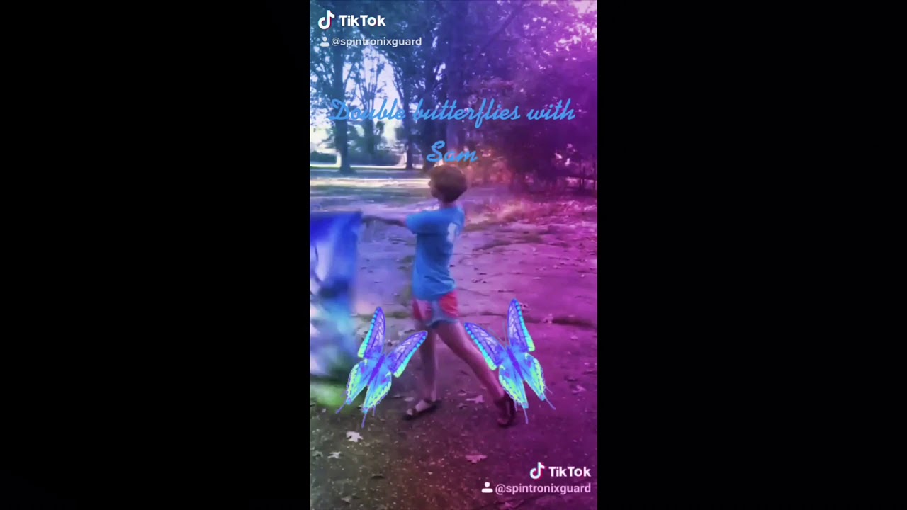 Beginner moves on flag - How to color guard: TikTok COLLECTION - YouTube