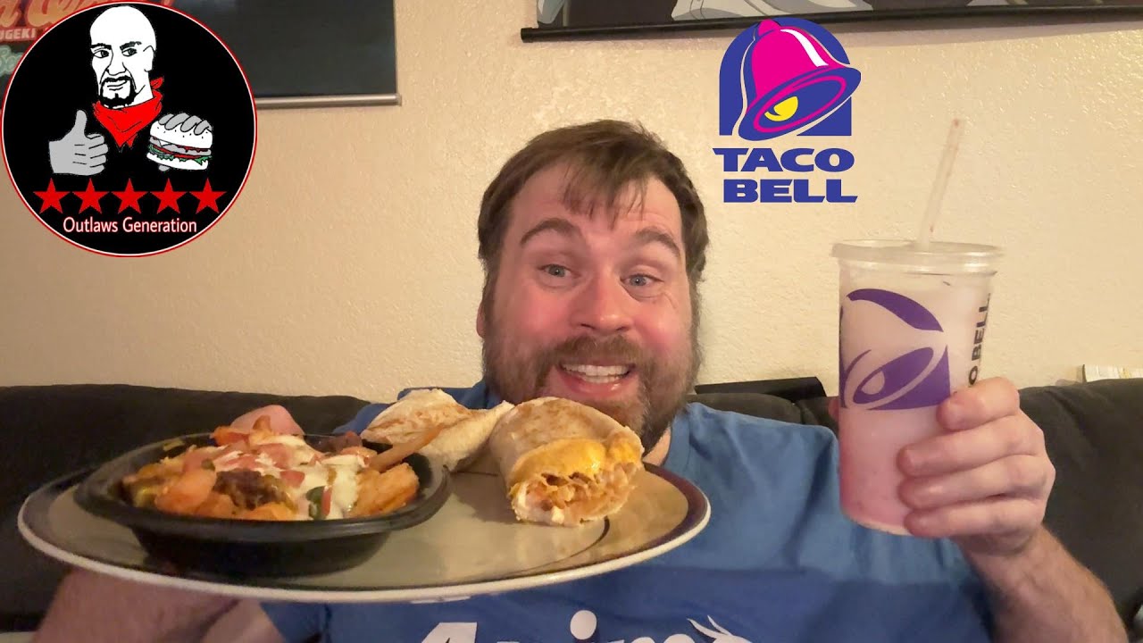 Taco Bell Quesarito, Strawberry Confetti Cookie Freeze & Garlic Fries ...