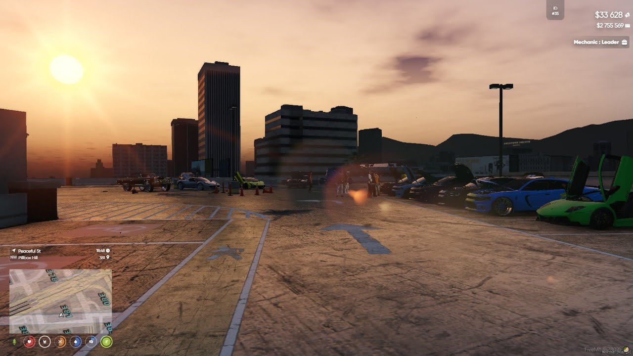 THROWING ONE OF THE LARGEST CAR MEETS IN THE CITY #32 GTA 5 NRP V3 (THE ...