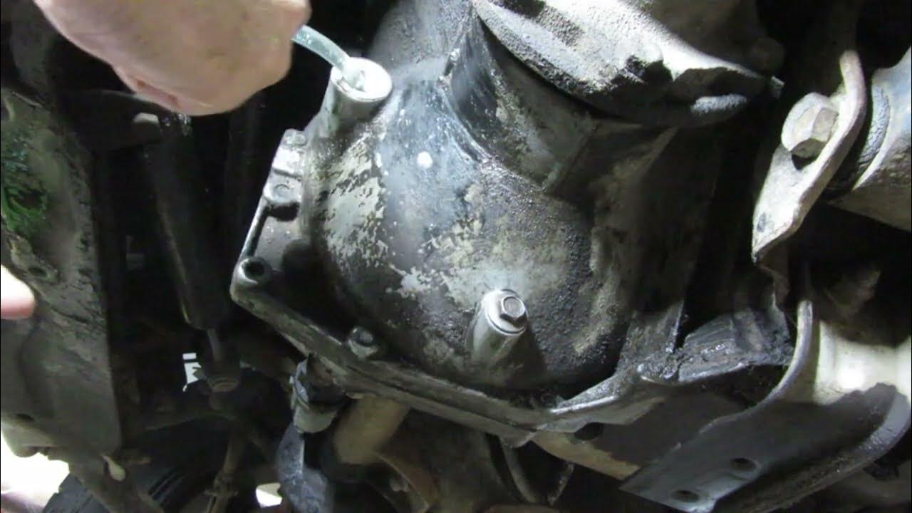 OBS GMC/CHEVY 4x4 FRONT DIFF FLUID CHANGE CONDENSED - YouTube