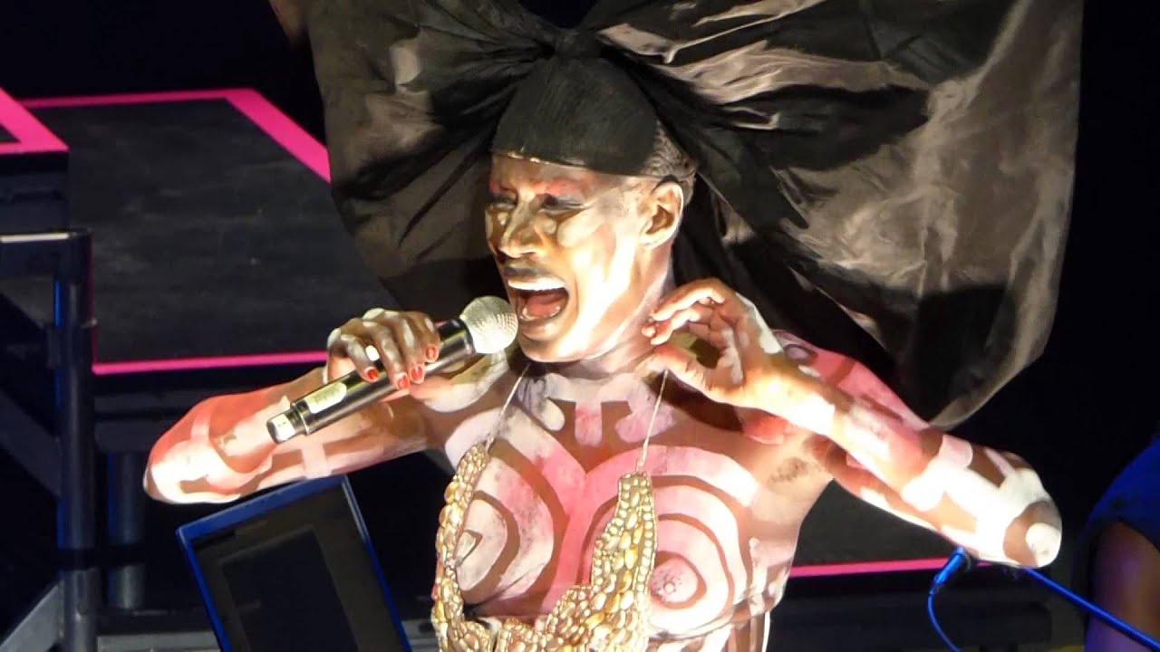 Grace Jones - Slave To The Rhythm live @ Fox Theater, Oakland ...