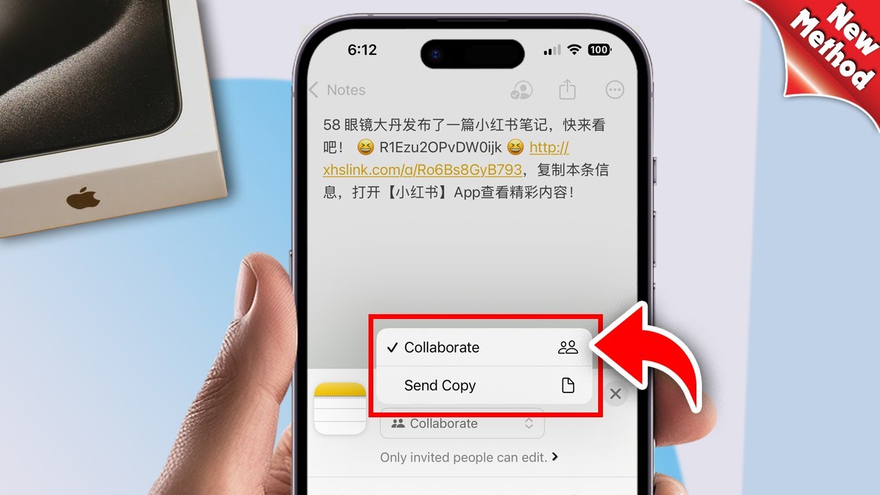 How to Share a Note on iPhone to Collaborate - Full Guide - YouTube