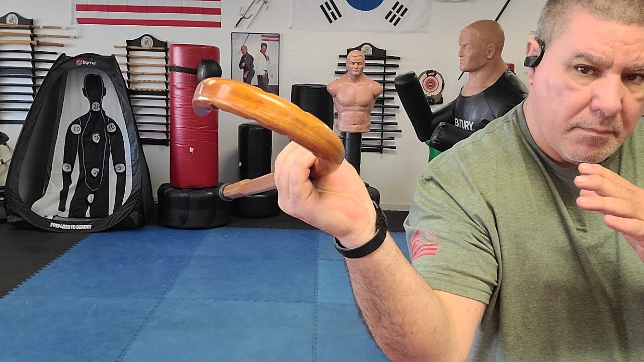 Cane Self Defense on Cane manipulation of wrist and elbows for easy ...