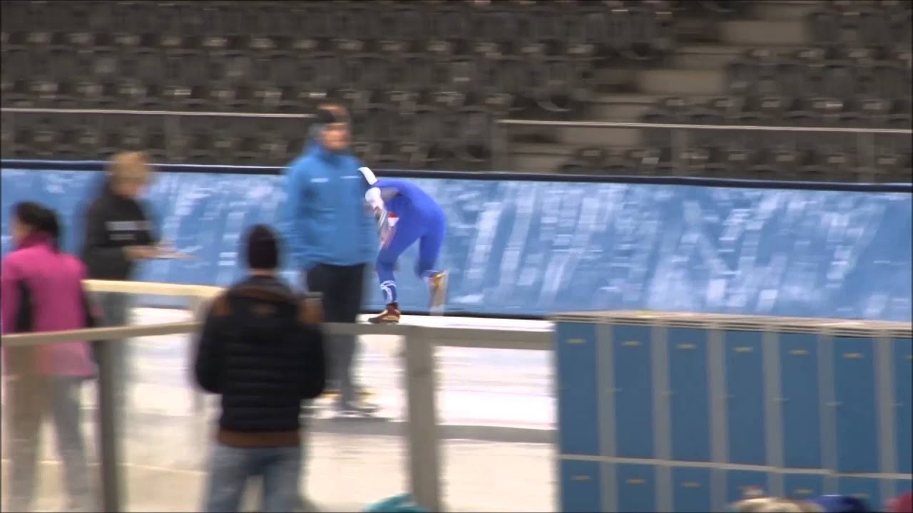 Gijs Kamp - Leon Germerhaus 300m Sprint Cup Berlijn 2015 - YouTube