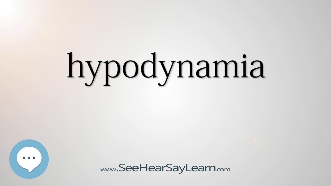 hypodynamia - Smart & Obscure English Words Defined 👁️🔊🗣🧠 - YouTube