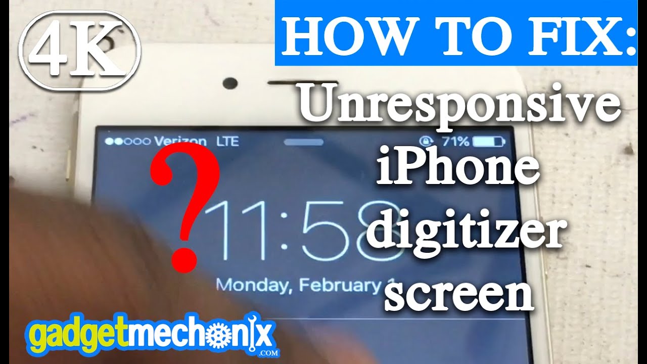 How to fix an iPhone screen with digitzer issues (Gadget Mechanix ...