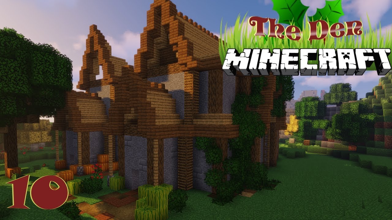 Minecraft ::: The Den #10 - Automatic Pumpkins & Melons! | Minecraft 1. ...