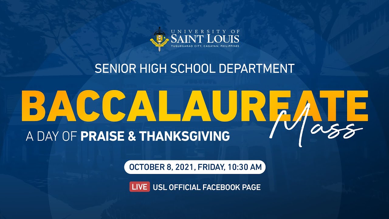 Baccalaureate Mass - Senior High School Batch 2021 - YouTube
