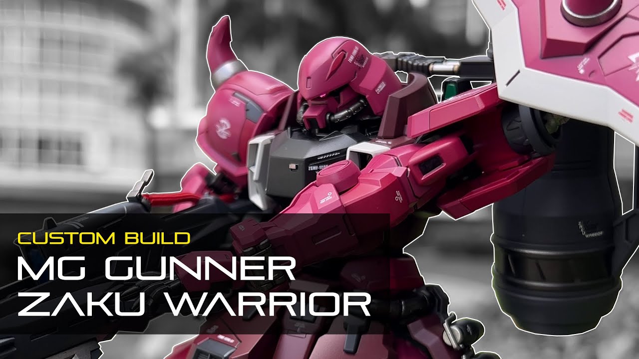 MG Gunner Zaku Warrior - Gunpla Custom Full Assembly [Mobile Suit ...