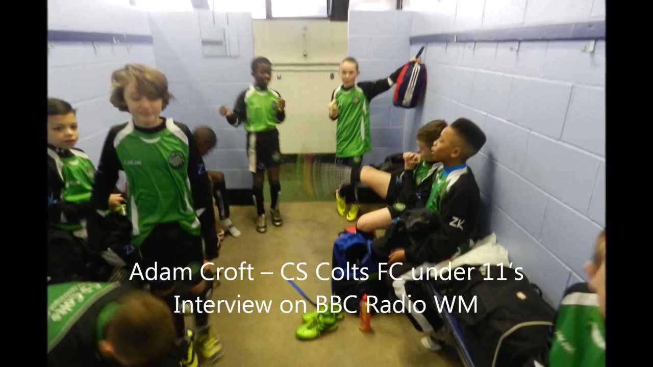 CS Colts Under 11's Adam Croft speaking to BBC Radio - YouTube