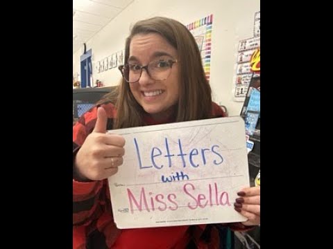 Letters with Miss Sella (Units 1-3) - YouTube