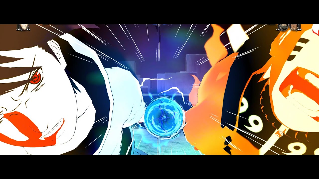 Naruto and Sasuke Team Jutsu - YouTube