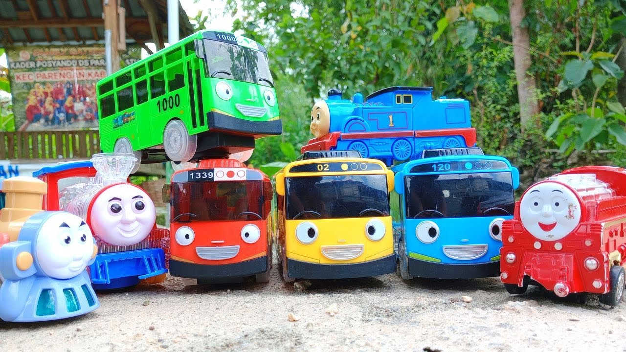 Bertemu Teman Baru Kereta Thomas | Happy Trains | Thomas And Friends ...