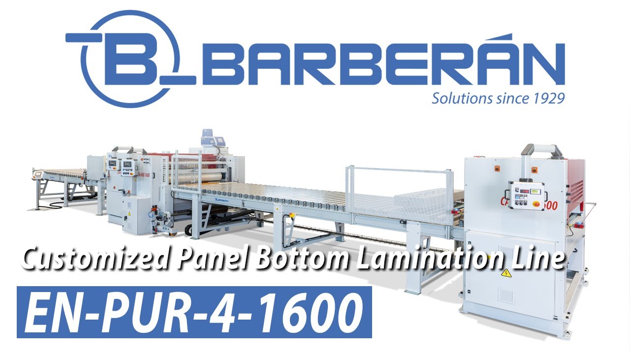 Customized Panel - Bottom Lamination Line - YouTube