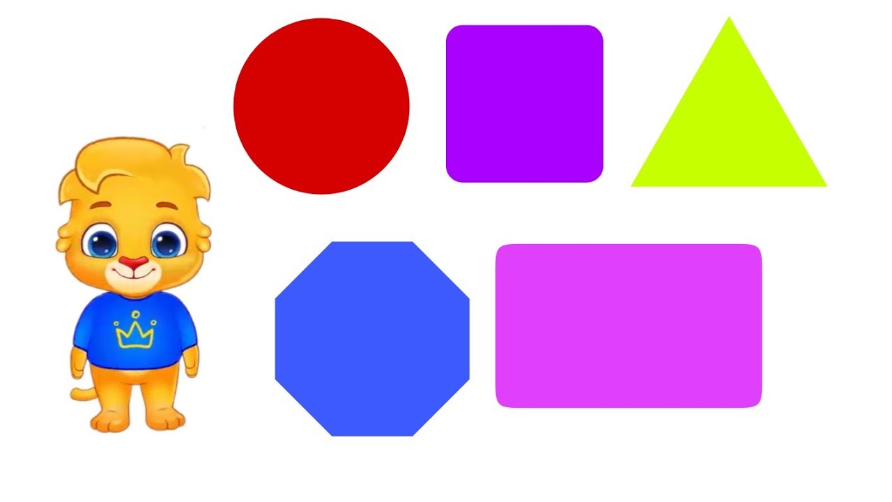 Shapes & Colour for Children with Friend Lucus 3D kids baby learning ...