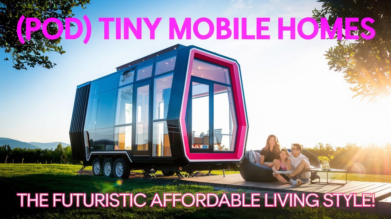 (POD) TINY MOBILE HOME ~ MODERN FUTURISTIC ECONOMIC & AFFORDABLE ...