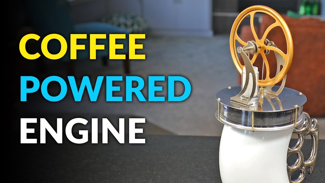 Heat Powered Engine Runs On Your Coffee Mug - YouTube
