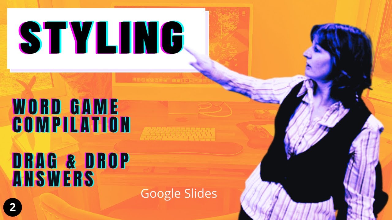 Answer guide for a compilation of 'Styling' drag & drop word games ...