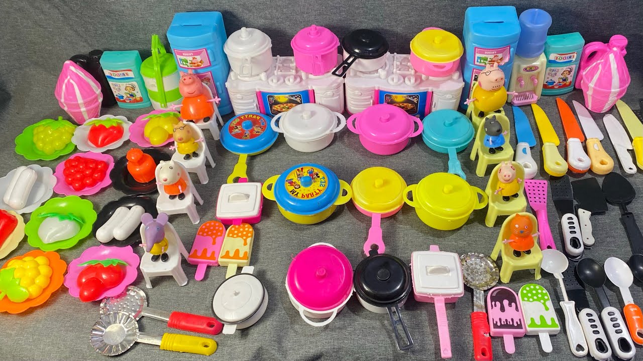 12 Minutes Satisfying with Unboxing Hello Kitty Sanrio Kitchen Set ...
