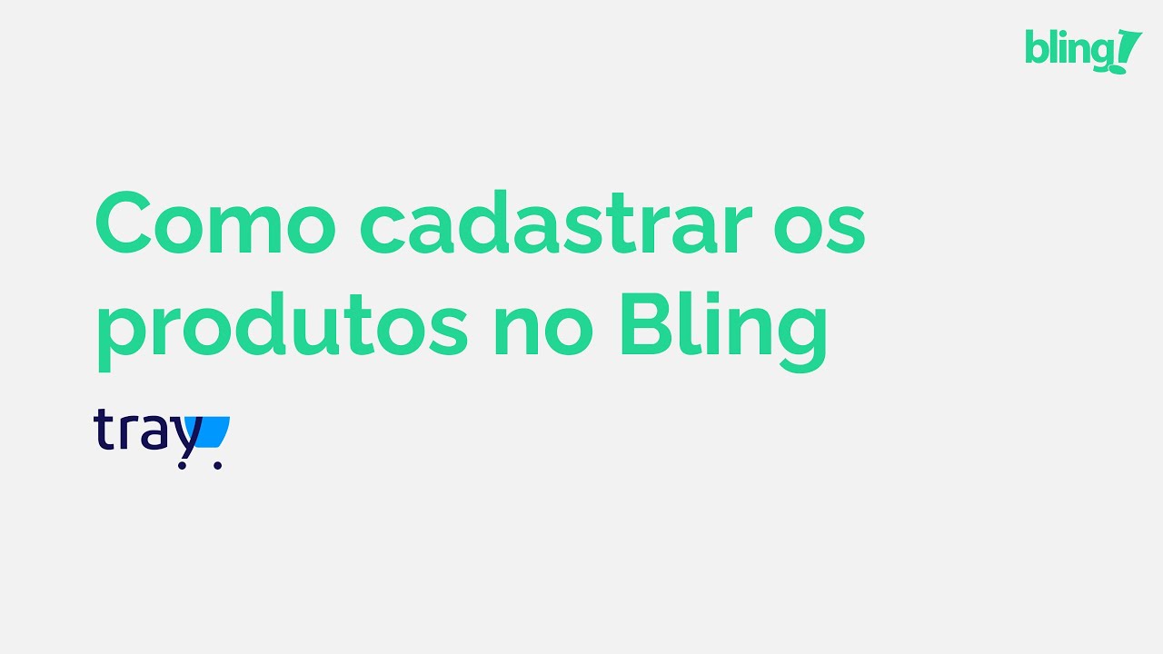3 - Como cadastrar os produtos no Bling - YouTube