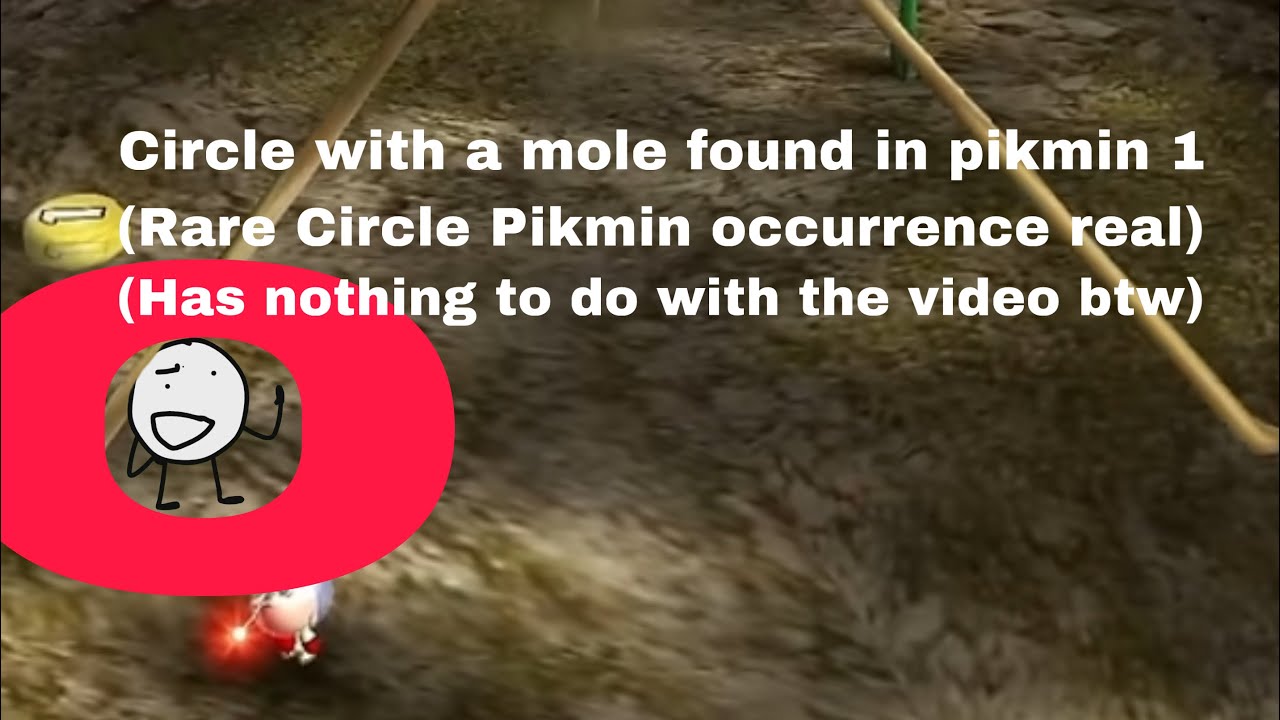 circle with a mole gets beaten up by pikmin (really, really badly ...