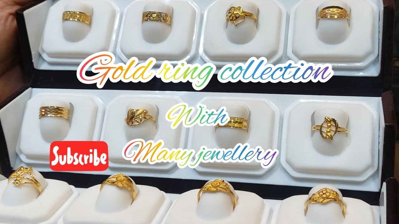 Gold Ring Collection | Men & Woman's | Gold Jewellery Design | # ...