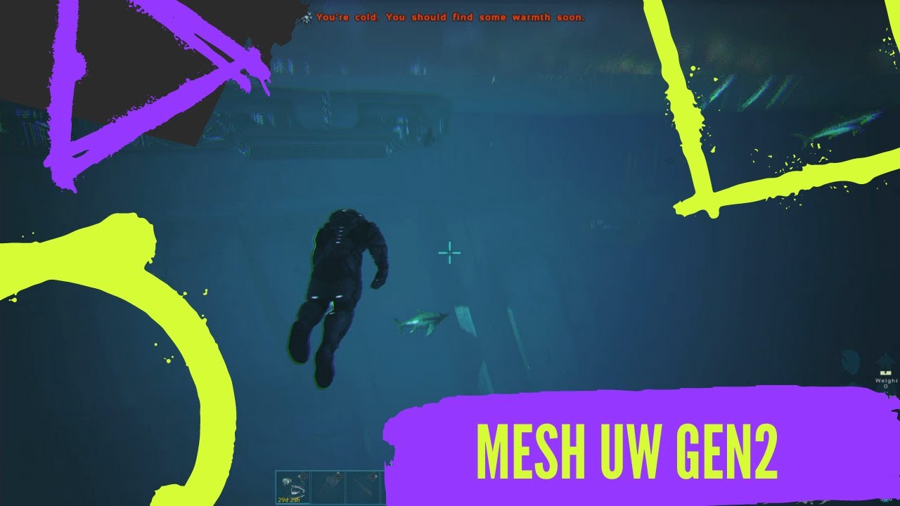 ARK: HOW to MESH the UNDERWATER zone UW GEN2, WORKS IN OFFICIAL - YouTube