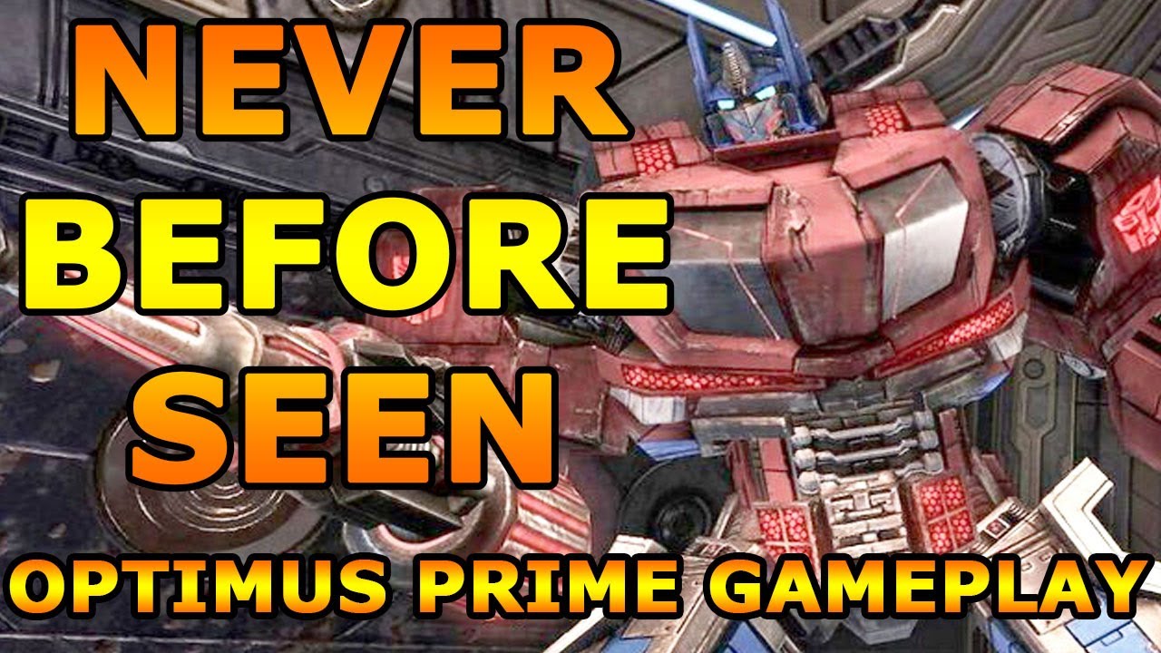 NEVER BEFORE SEEN OPTIMUS PRIME GAMEPLAY! (Transformers WFC) - YouTube