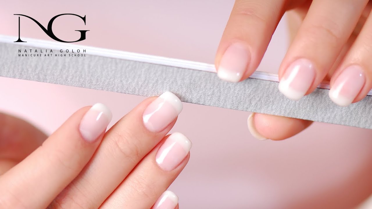 How to file nails - YouTube