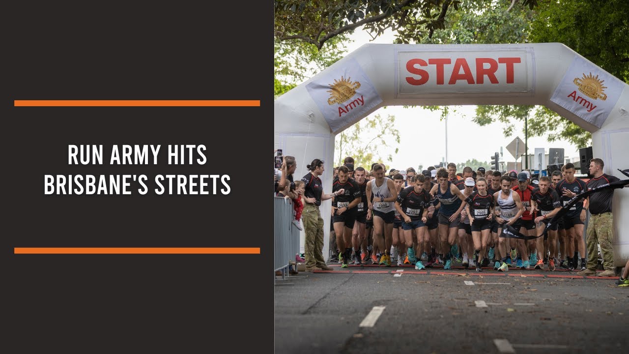 Run Army hits Brisbane's streets - YouTube