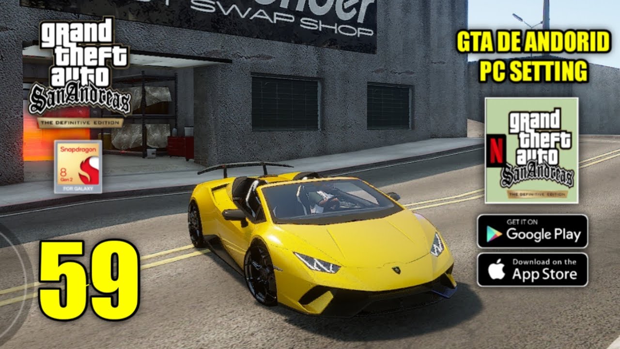 GTA San Andreas Definitive Edition Android Mod 8K Graphics PC Settings ...