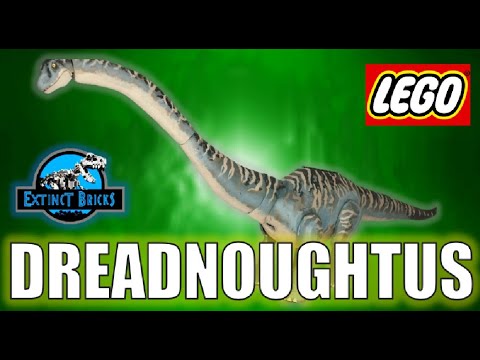 DREADNOUGHTUS LEGO DINOSAUR CUSTOM I JURASSIC WORLD DOMINION - YouTube