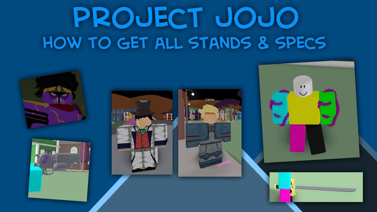 Project JoJo How To Get All Stands & Specs - YouTube