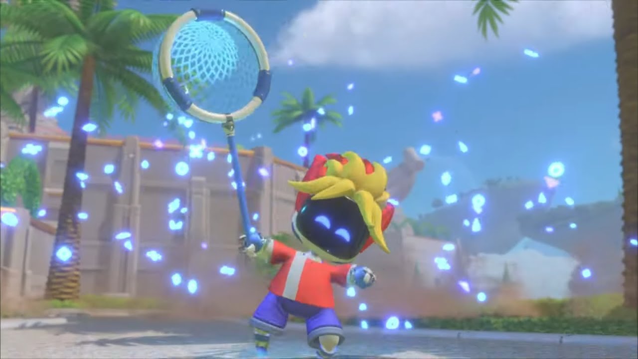 Astro Bot catching monkeys - YouTube