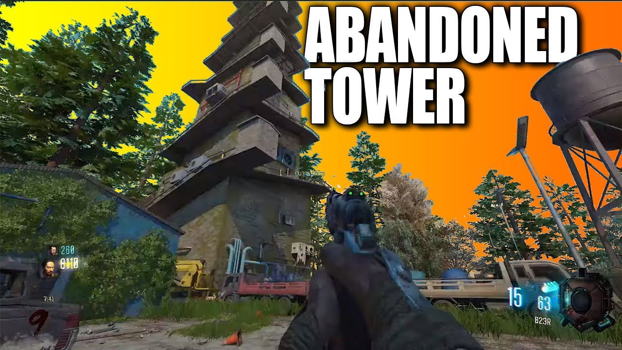 THE BEST ZOMBIE TOWER MAP...ABANDONED TOWER (Call of Duty Zombies Map ...