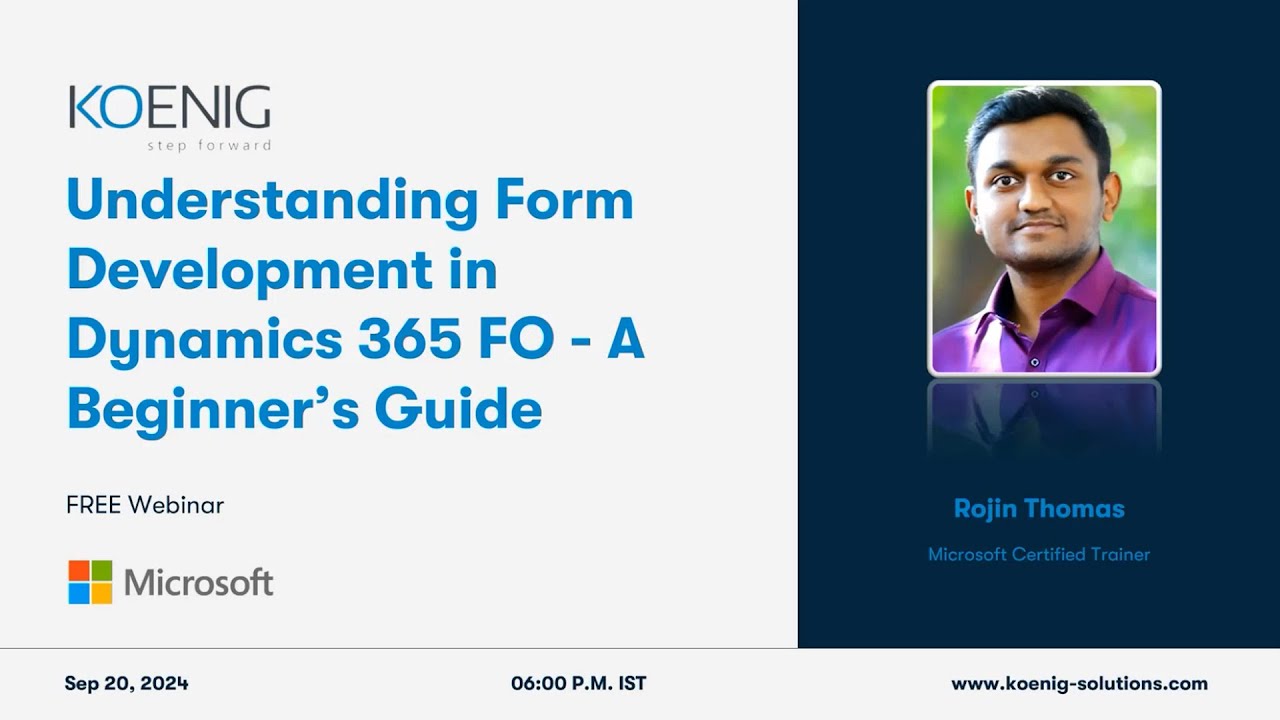Dynamics 365 FO Form Development Made EASY for Beginners! - YouTube