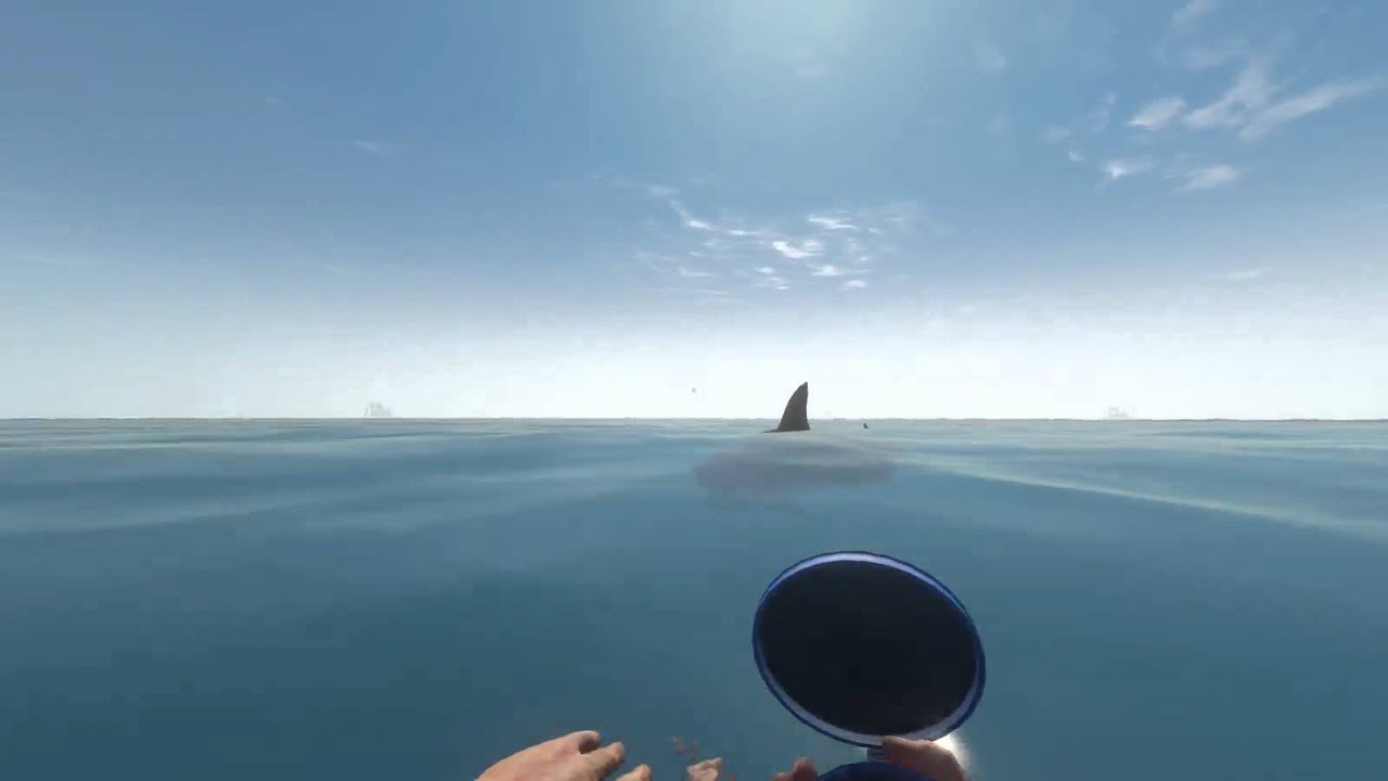 Stranded Deep Kampf mit 3 Greeshark + 1 Marlin - YouTube