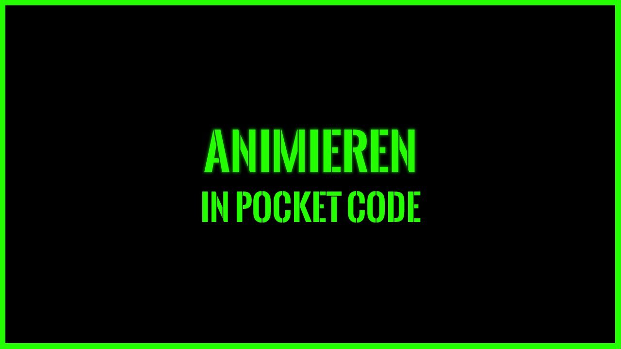 Alles über Animationen in Pocket Code - YouTube
