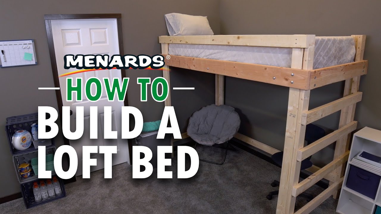 How To Build a Loft Bed | DIY Step-by-Step Guide for Beginners ...