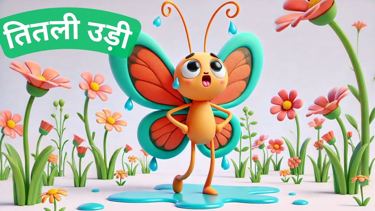 Titli Udi Poem | Titli Titli Song | Titli Uri Ud Na Saki Nursery Rhymes ...